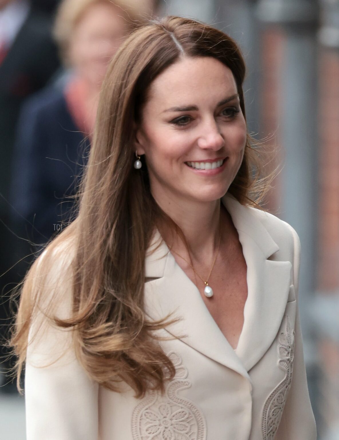 Pearls and Gold for Duchess Kate and Princess Anne in London