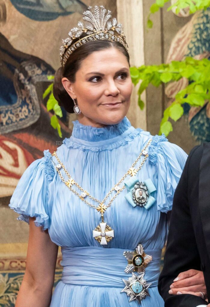 Sparkling Swedish State Banquet Tiaras in Stockholm