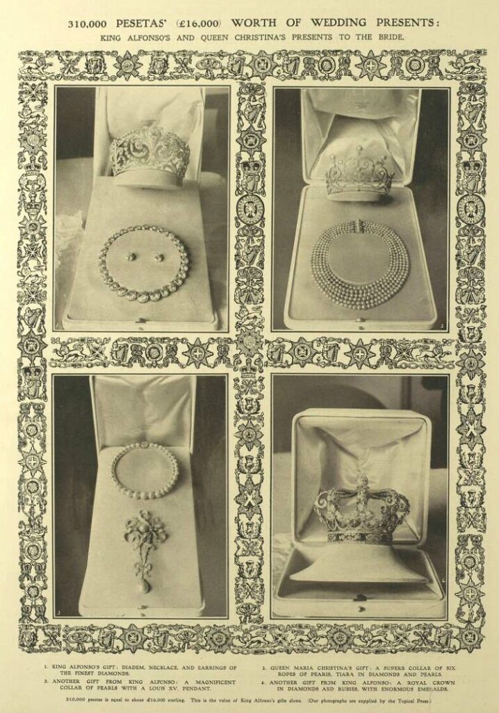Terrifying Tiara Tales: Queen Ena’s Royal Wedding Tiara