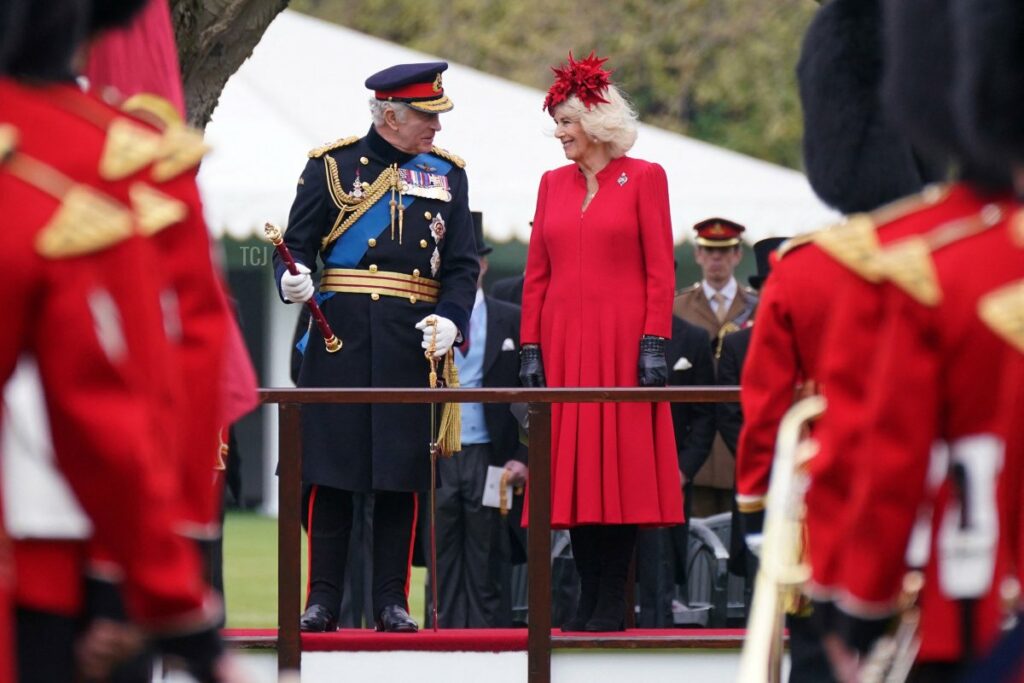 A Special Bejeweled Badge for Queen Camilla at Buckingham Palace