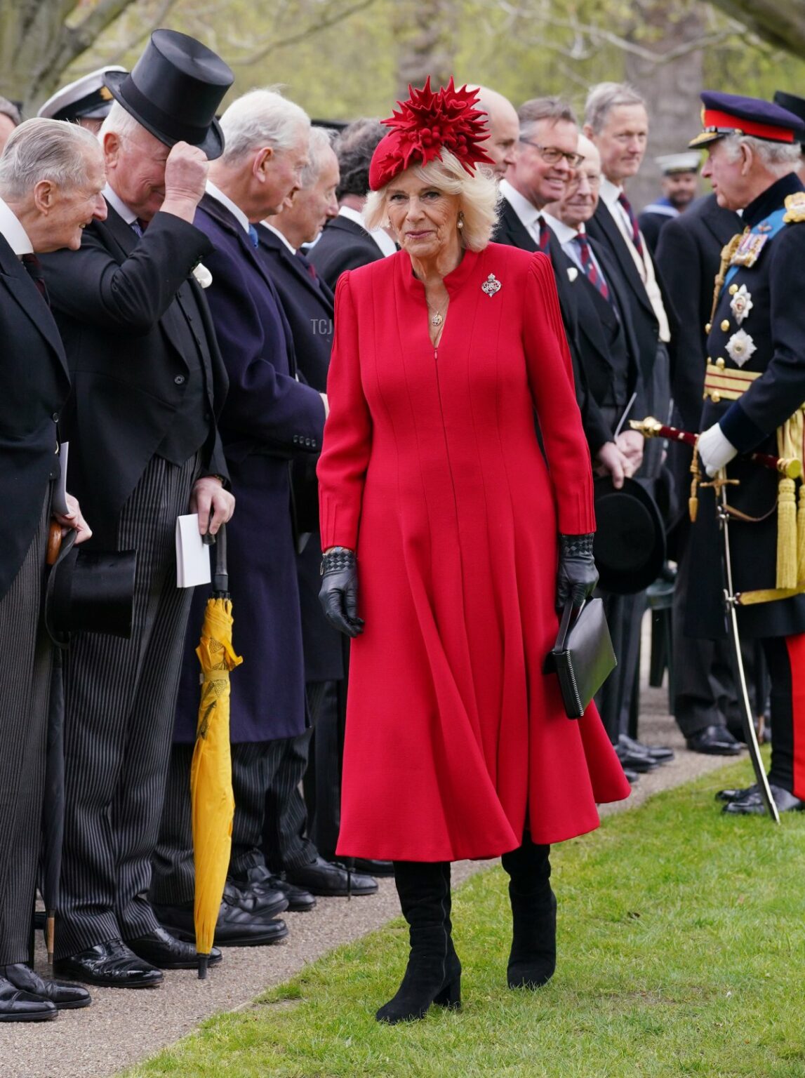 A Special Bejeweled Badge for Queen Camilla at Buckingham Palace