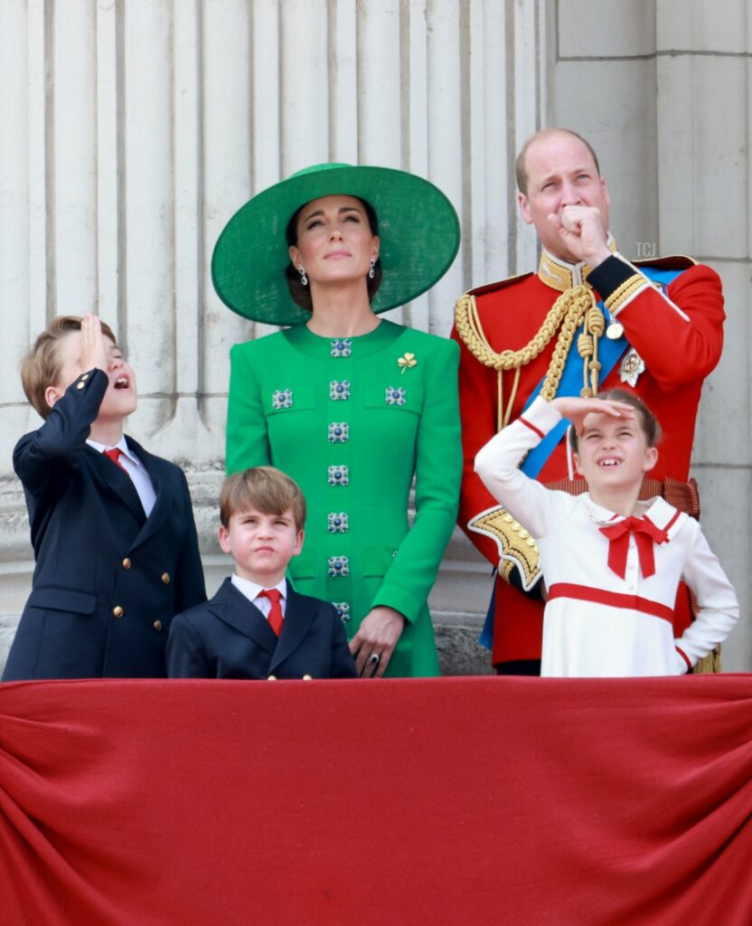The Princess of Wales Sparkles in Sapphires and Emeralds for Trooping ...