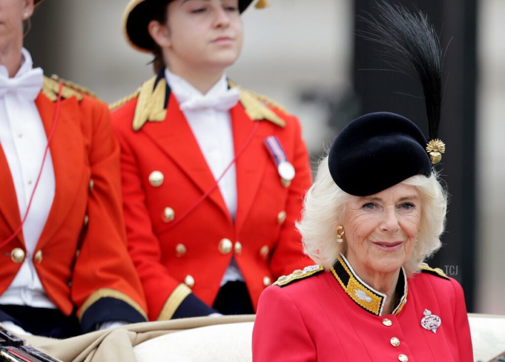 Military Jewels for Queen Camilla at Trooping the Colour