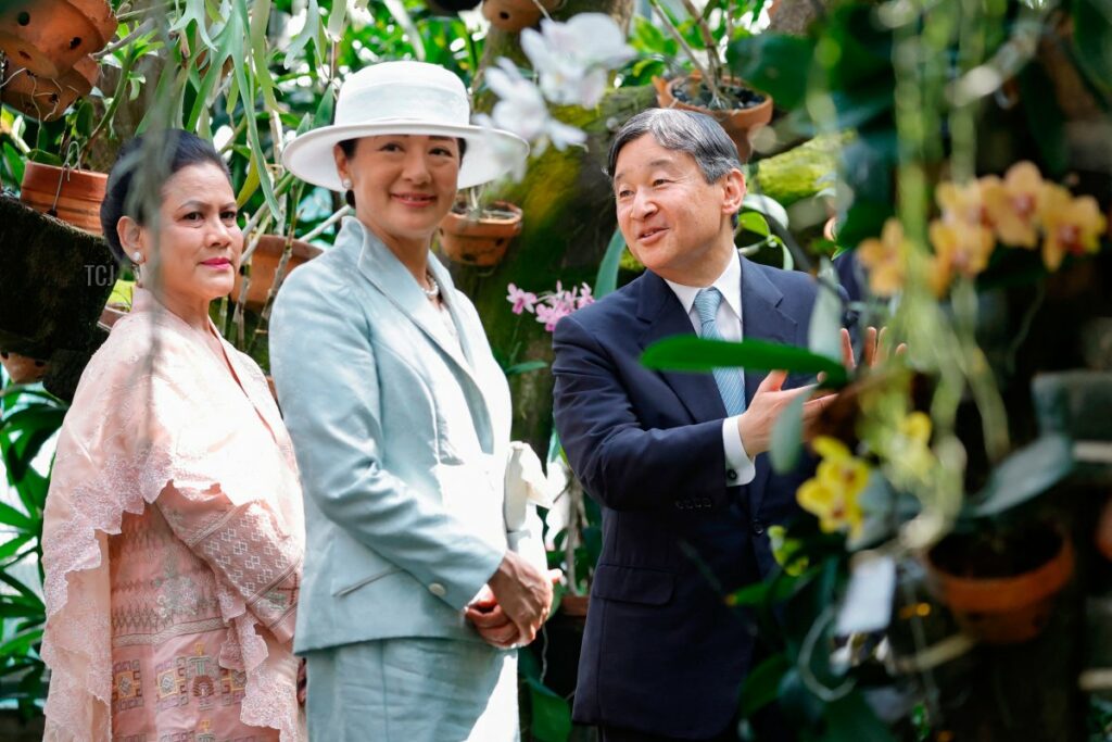 The Empress of Japan Gleams in Pearls in Indonesia
