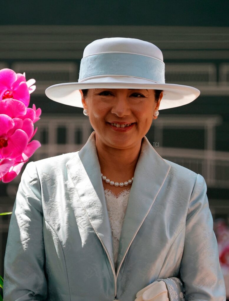 The Empress of Japan Gleams in Pearls in Indonesia