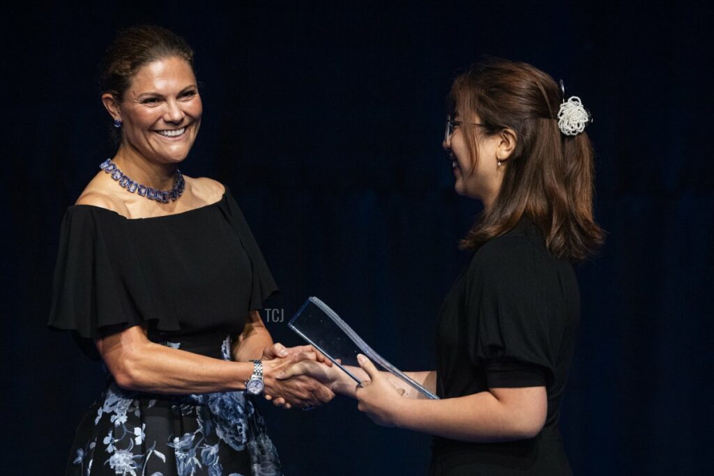 Crown Princess Victoria’s Beautiful Blue Water Prize Jewels
