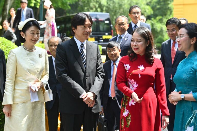 Elegant Imperial Pearls for Crown Princess Kiko in Vietnam
