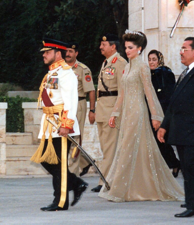 A Glittering Silver Jubilee Gift for Queen Rania of Jordan