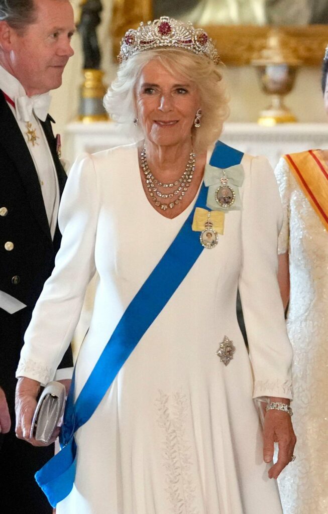 Two Dazzling Tiara Debuts at Buckingham Palace During the Japanese ...