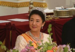 Two Dazzling Tiara Debuts at Buckingham Palace During the Japanese ...
