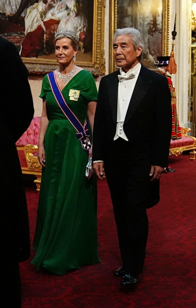 Two Dazzling Tiara Debuts at Buckingham Palace During the Japanese ...