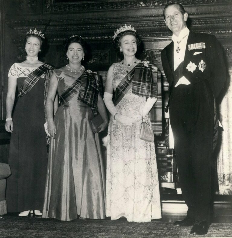 Princess Anne’s Sparkling Scottish Tiara in Edinburgh
