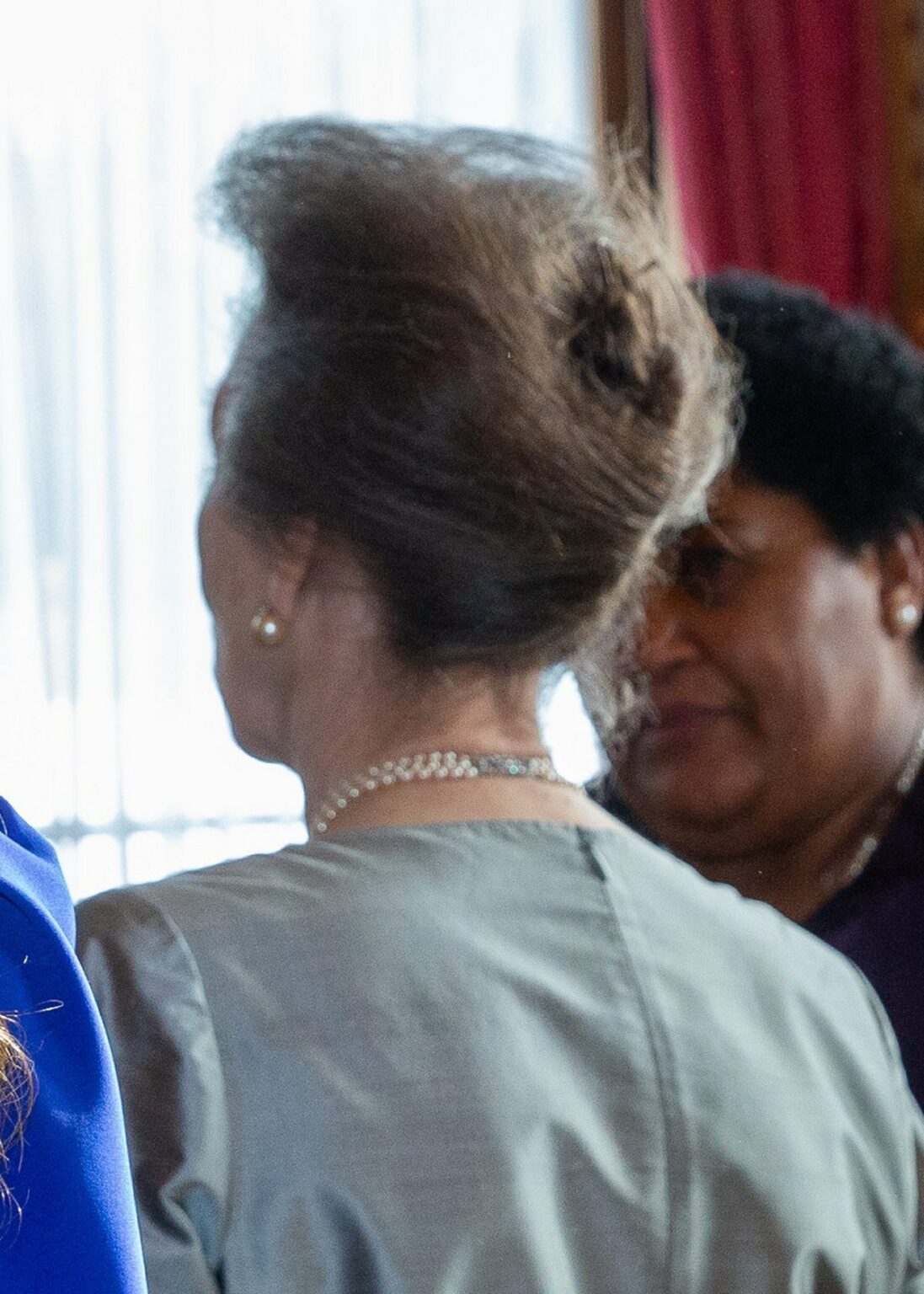 The Princess Royal Wears Queen Elizabeth II’s Signature Pearls