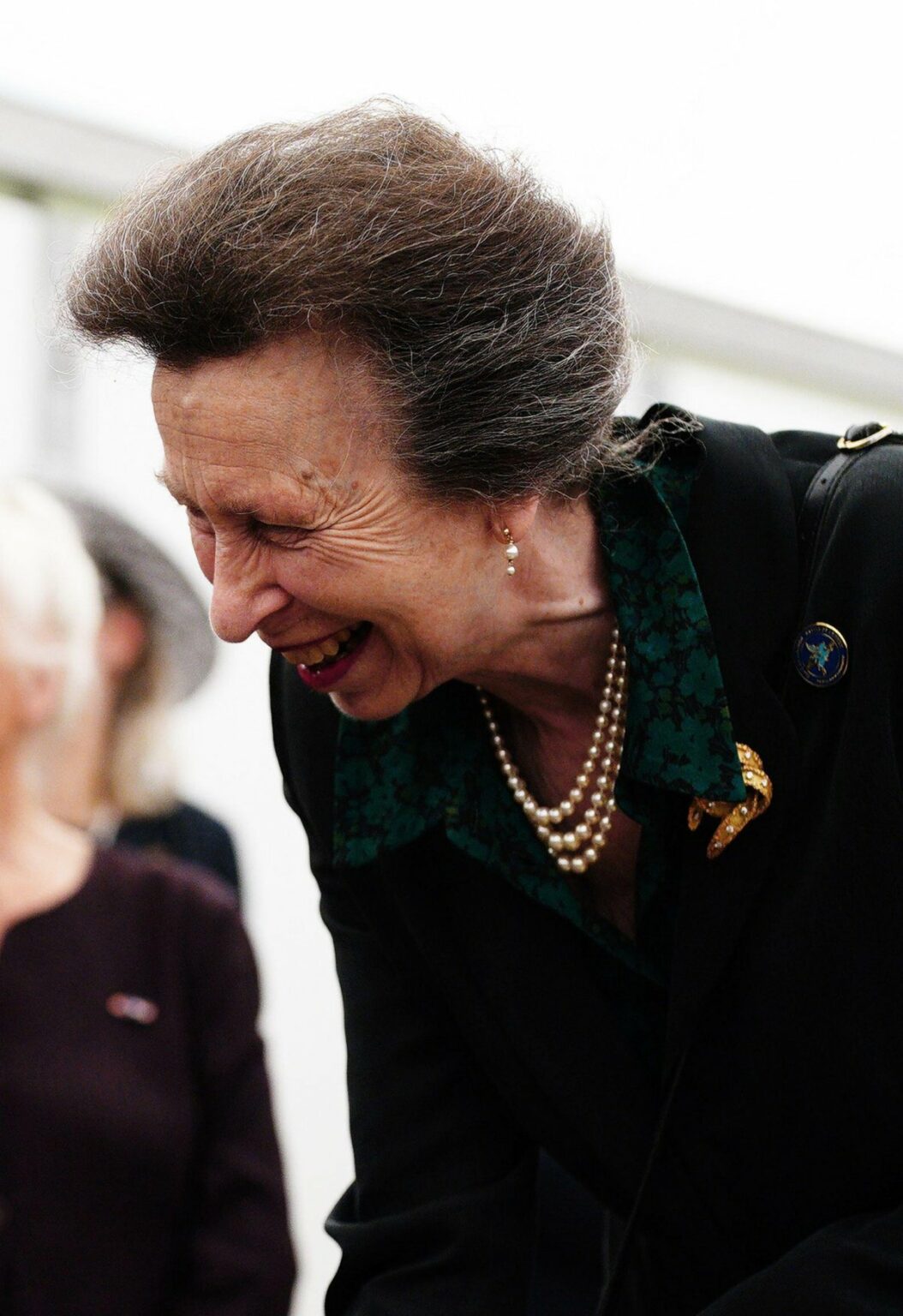 The Princess Royal Wears Queen Elizabeth II’s Signature Pearls