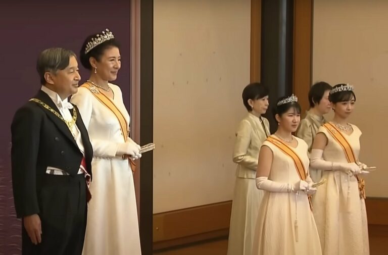 Impressive Imperial Tiaras Ring in the New Year in Japan