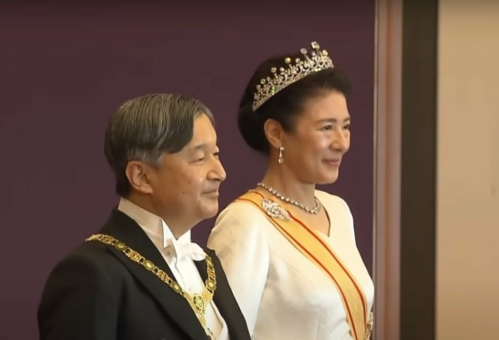 Impressive Imperial Tiaras Ring in the New Year in Japan