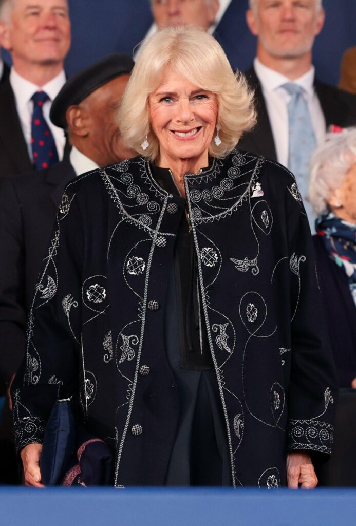 Patriotic Royal Diamonds and Pearls at the VE Day Concert in London