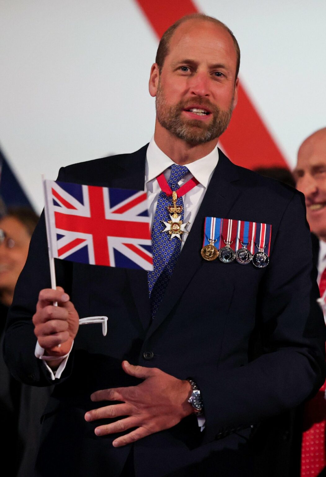 Patriotic Royal Diamonds and Pearls at the VE Day Concert in London