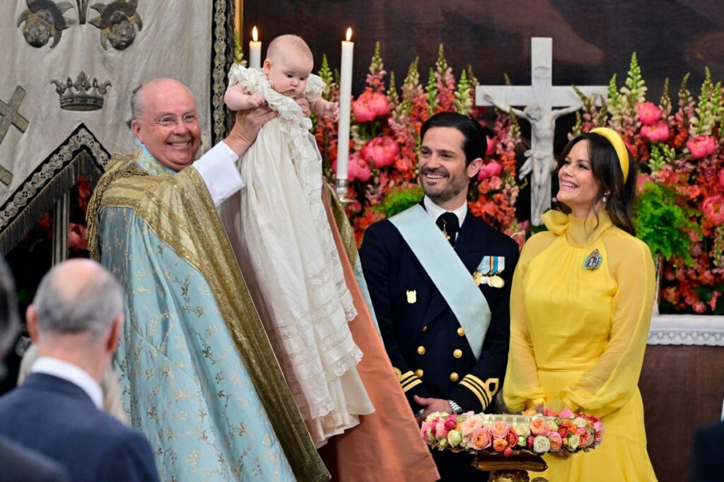 Sparkling Swedish Royal Jewels for the Christening of Princess Ines