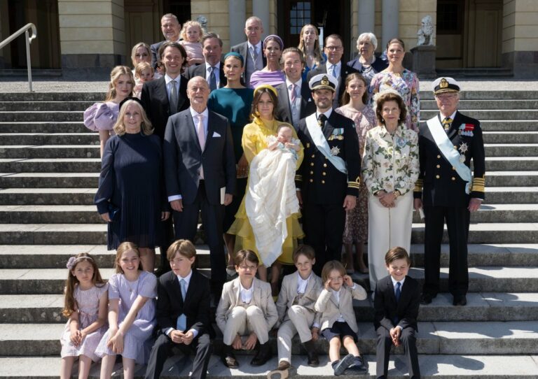 Sparkling Swedish Royal Jewels for the Christening of Princess Ines