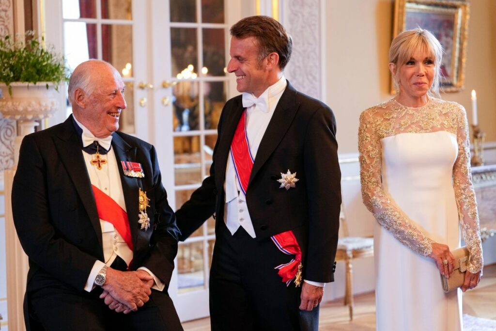 Glittering Royal Gala Dinner Diamonds for the French President in Oslo
