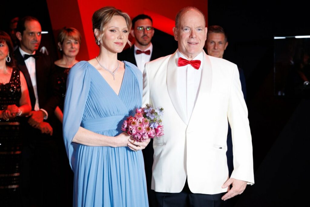 Stunning Grimaldi Sparkle at the Red Cross Gala in Monaco