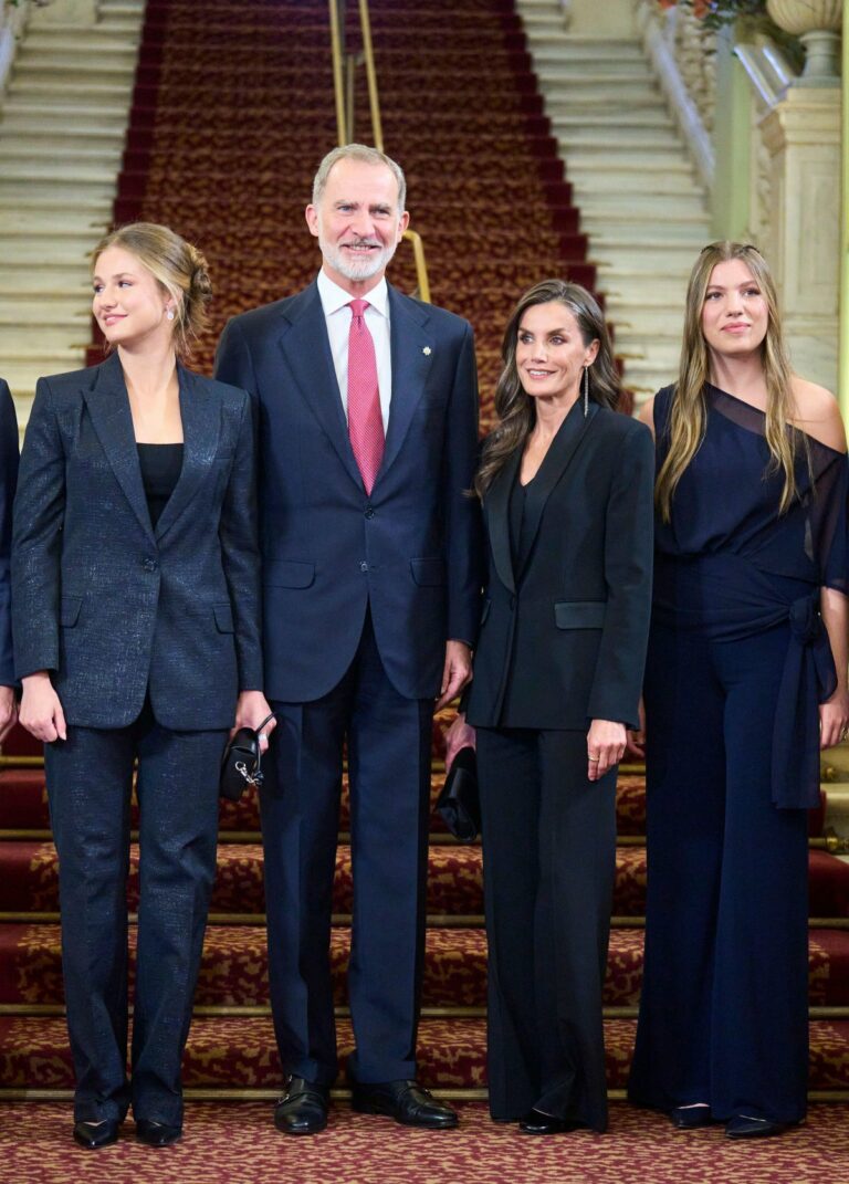 Spanish Royal Sparkle at the Princess of Girona Awards in Barcelona