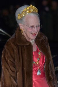 A Diamond Crown Jewel Tiara Sparkles on the Queen of Denmark in Copenhagen