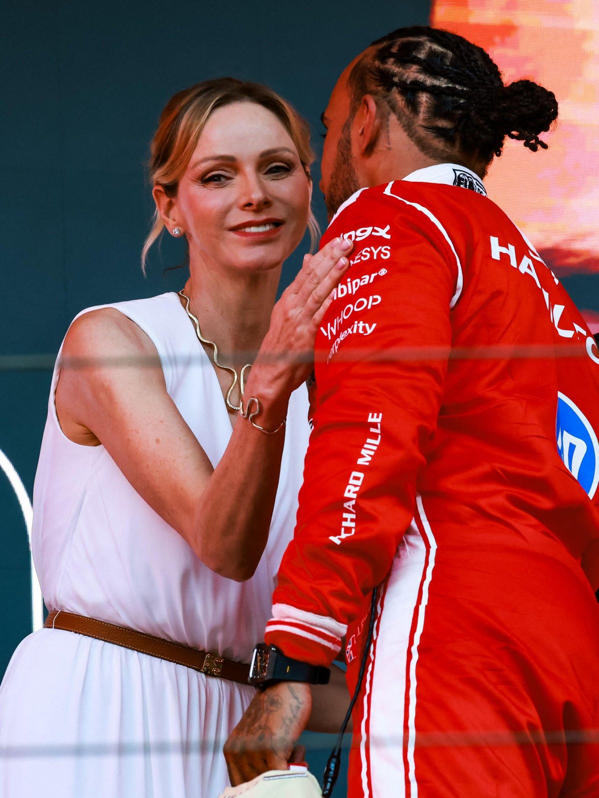 Grand Prix Glitter for the Princess of Monaco in Monte Carlo